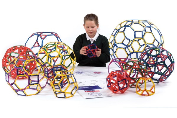 Original Polydron Frameworks Platonic Solids Set